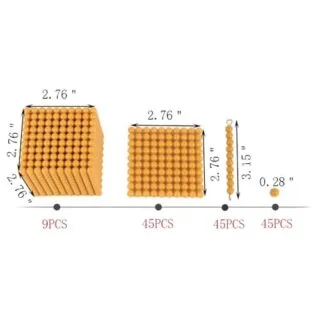 Explore Math with Montessori Golden Beads Game for Kids