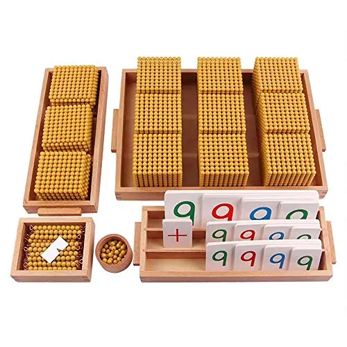 Explore Math with Montessori Golden Beads Game for Kids