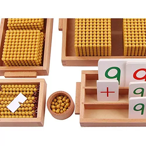 Explore Math with Montessori Golden Beads Game for Kids