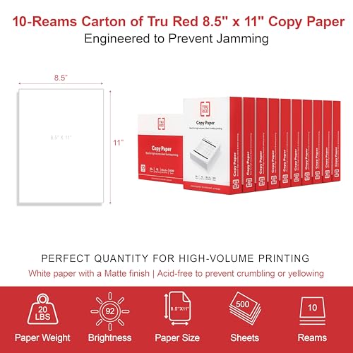 Elevate Printing with TRU RED 8.5x11 Copy Paper