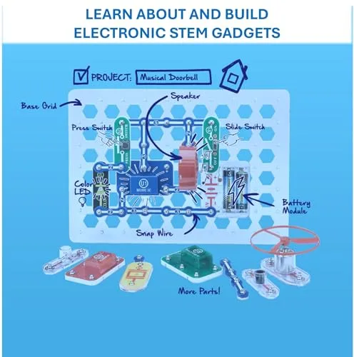 Explore Electronics with Snap Circuits Jr. SC-100 Kit