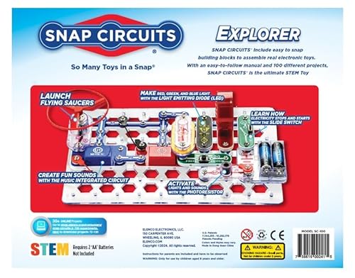 Explore Electronics with Snap Circuits Jr. SC-100 Kit