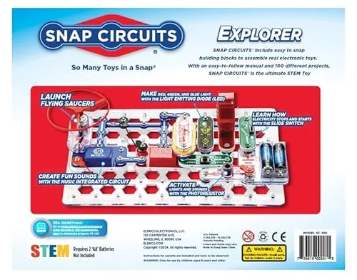 Explore Electronics with Snap Circuits Jr. SC-100 Kit