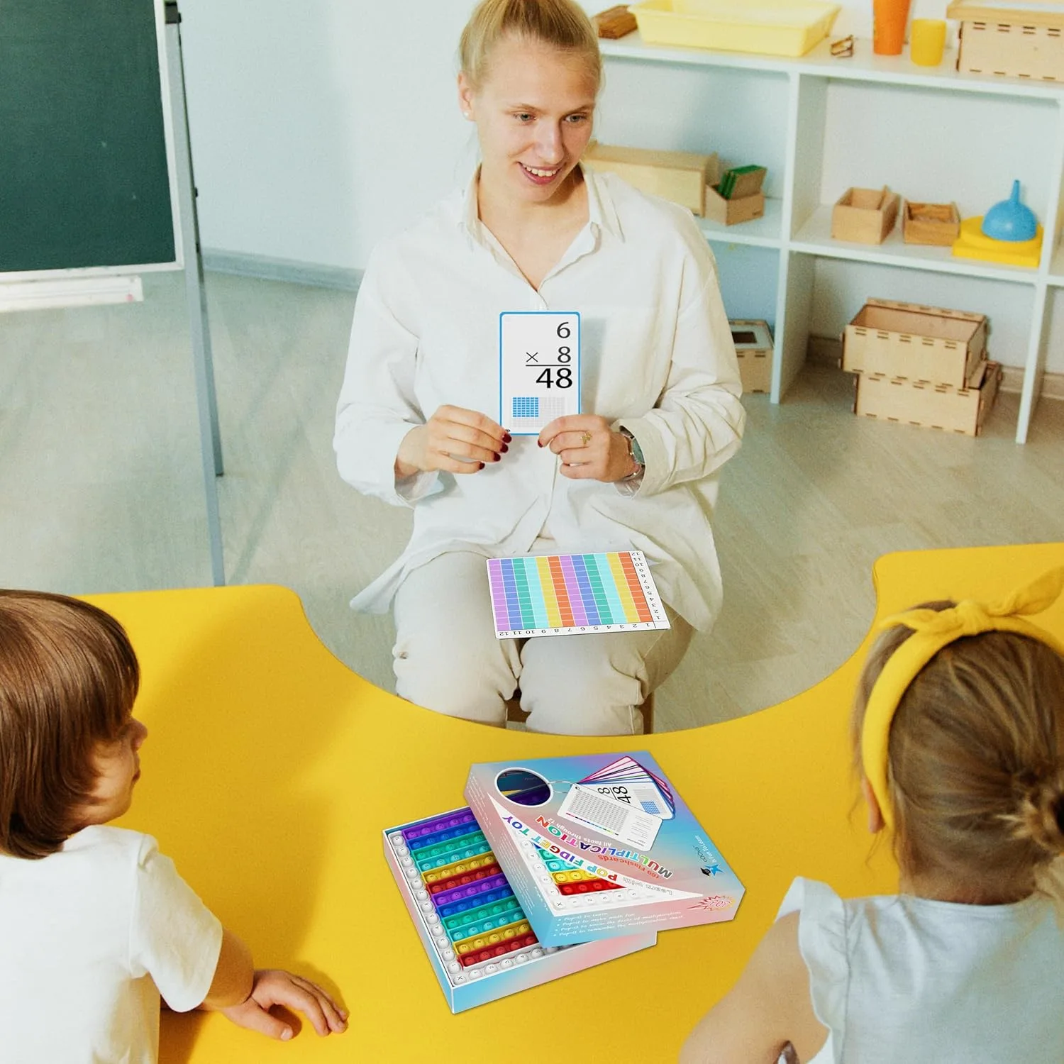 COOVA Math Flash Cards & Chart - Engaging Math Manipulatives for ...