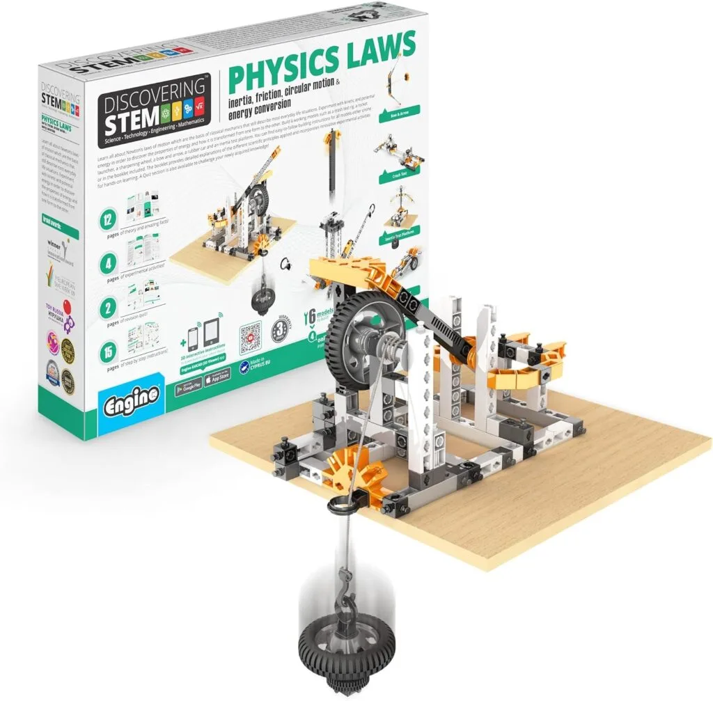 Engino STEM Physics Experiment Set - Inertia, Friction & Circular ...